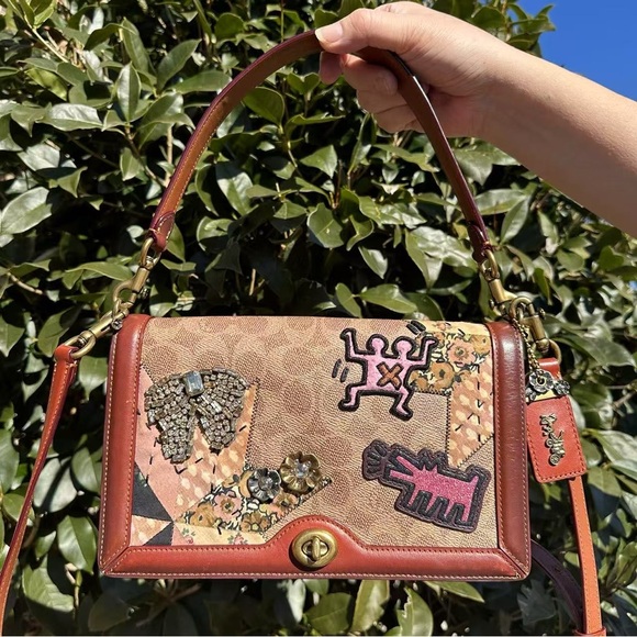 Coach | Bags | Coach X Keith Haring Riley In Signature Patchwork 367 ...